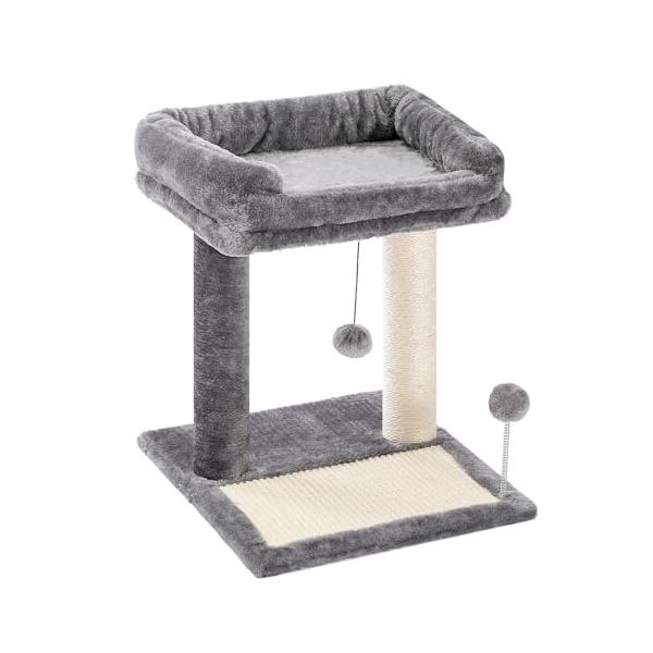 コンテンポラリーグレー/48x 40x 45cm/AMT0144-JP・パッケージ個数:1・商品仕様幅48×奥行40×高さ45cm、4.2kg。・天然サイザル麻紐の爪とぎ爪とぎポールとマットがセットなので、愛猫は思う存分ガリガリできます。・...