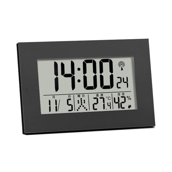 単品ブラック/本体サイズ:13.1×8.8×2cm/RZ・Color:ブラック・パッケージ個数:1・時間設定の注意1.「WAVE」ボタンで「三角マーク」の表示を切り替えてください。三角マークが表示されている場合は電波自動受信モードとなり、時...