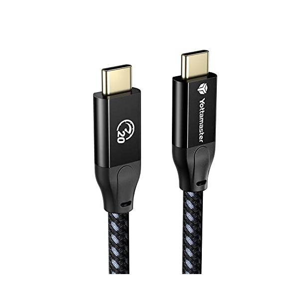 ストレート/0.5m/Yottamaster-P-U50-CC20-1-BK・Size:0.5mColor:ストレート・PD100W超高速充電USB PD3.0(Power-Delivery)に対応、最大で20V5A超高速充電対応できるUS...