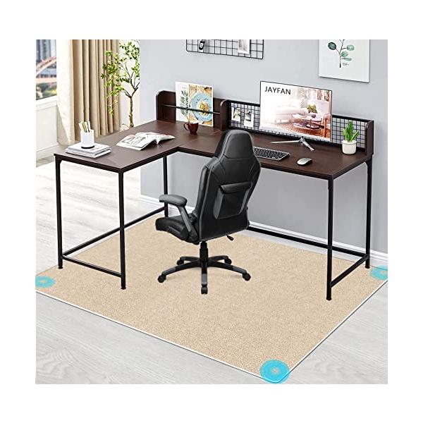 床マット床保護マットキャメル/約100 * 140cm/Tuobai-100140-JAY・Size:約100 * 140cmColor:キャメル・チェアマット床保護マット椅子の車輪の重さで床に傷がついたり、へこんだりすることがありますので...