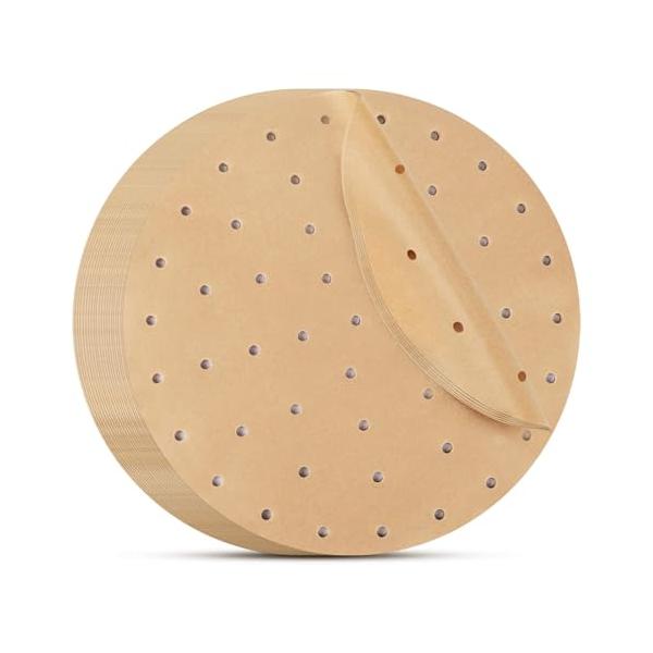 ブラワン（円形120枚入れ）/18cm/HM255・Size:18cmColor:ブラワン（円形120枚入れ）・プレミアム蒸し紙当社の蒸し紙は、ご家族に安全で健康的な調理体験をするために未漂白素材で作られています。各パックには 120 枚が...