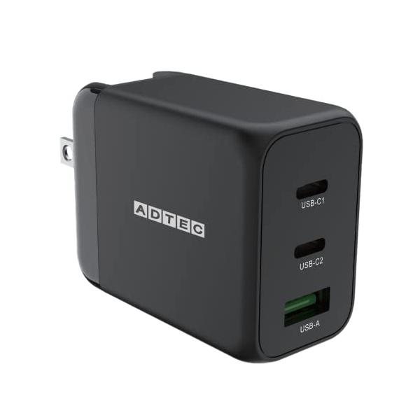 ブラック/65W/3P/APD-V065AC2-BK・Size:65W/3PColor:ブラック・パッケージ個数:1・GaN採用 65W出力でノートパソコンを快適に充電 次世代パワー半導体GaN（窒化ガリウム）を採用し、軽量コンパクトながら...