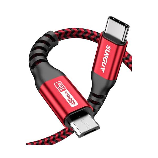 レッド/0.5m/-・Size:0.5mColor:レッドNumberOfItems:1・?充電＆データ同期充電＆データ同期に対応できますので、最大480Mbpsの高速データ転送がです。USB-C (Type C)ポートはホスト側です。??...