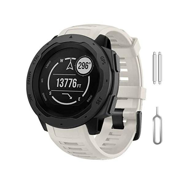 アプリコット/-/-・Color:アプリコット・柔らかくシリコーン素材で作られて、肌に優しく、通気性があり、軽量で、快適でそして耐久性があります。・手軽にウォッチを装着します。装着した感じも違和感なく、安定したフィット感です。・4.92イン...