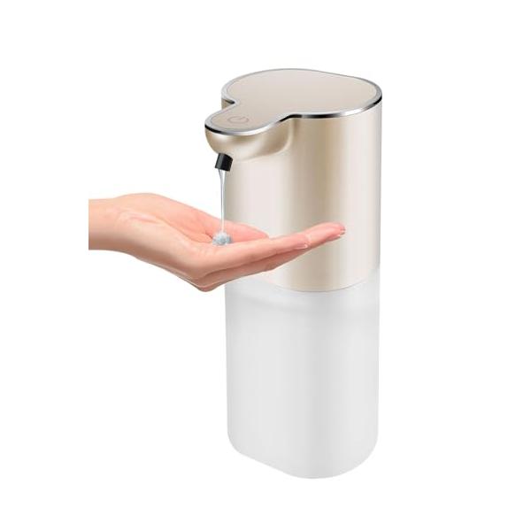 液体タイプシャンパンゴールド/Medium/P9・Color:シャンパンゴールドStyle:液体タイプ・「自動ソープディスペンサー」。赤外線センサ技術を採用し、手をかざすと赤外線センサーが感知して適量のソープが自動的に出てきます。操作簡単、...