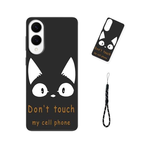 Don't touch my cell phone/対応 Galaxy S25 Edge用/-・Size:対応 Galaxy S25 Edge用Color:Don't touch my cell phone・対応機種FOR Galaxy S...