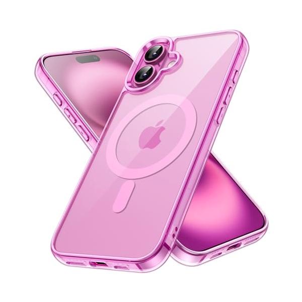 ピンク/-/562JP・Color:ピンク・[互換性] iPhone 16 6.1インチ用に特別に設計されています。注：iPhone 16 Plus / 16 Pro / 16 Pro Maxには対応していません。38個の磁石が内蔵されてお...