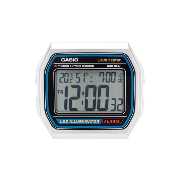 モダンマルチカラー/(約)高さ10.2×幅11.7×奥行き4.8cm/DQD-851J-8JF・パッケージ個数:1・クラシックなデザインと現代的な機能が融合した置き時計カシオのクラシックな腕時計を彷彿させる、シンプルでどこか温かみのあるデザ...