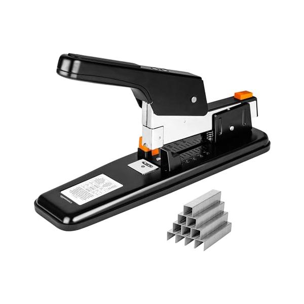 スタンダードブラック/90枚/E0394・Color:ブラックSize:90枚・パッケージ個数:1・紙のまとめるための頑丈なホッチキス・一度に最大80枚までの標準的な用紙を、ホチキス止めできる・金属製、耐久性があり頻繁な使用にも対応・スライ...