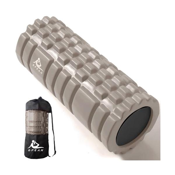 グレージュ/長さ33cm×直径14cm/-・Color:グレージュSize:長さ33cm×直径14cm・中間実芯設計 従来のヨガローラーは壊れやすい、または表面が硬い、このフォームローラー は中間実芯設計を採用し、より強い耐負荷性を持ち、5...