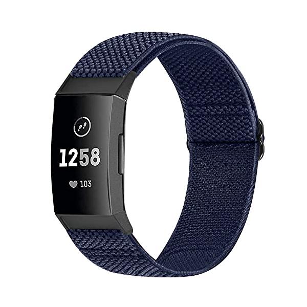 クラシックミッドナイトブルー/1個/RC4・Color:ミッドナイトブルー・対応機種:Fitbit Charge 4 / Fitbit Charge 3 / Charge 3 SE.・弾性付きデザイン---最新のゴムひもと調節なバックル設計...