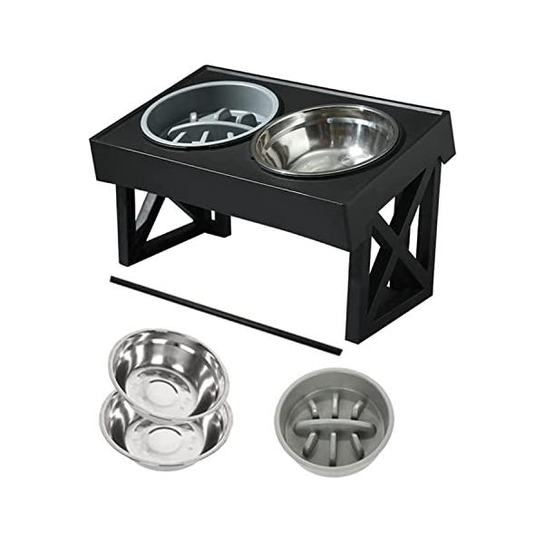 ブラック/-/-・Color:ブラック・パッケージ個数:1・早食い防止型・ステンレス製も! 2個のボウルについて、ステンレス素材が採用されており、軽くて壊れにくい同時に、錆びに強く丈夫になり、落としても割れないため、高い耐久性が期待できます...