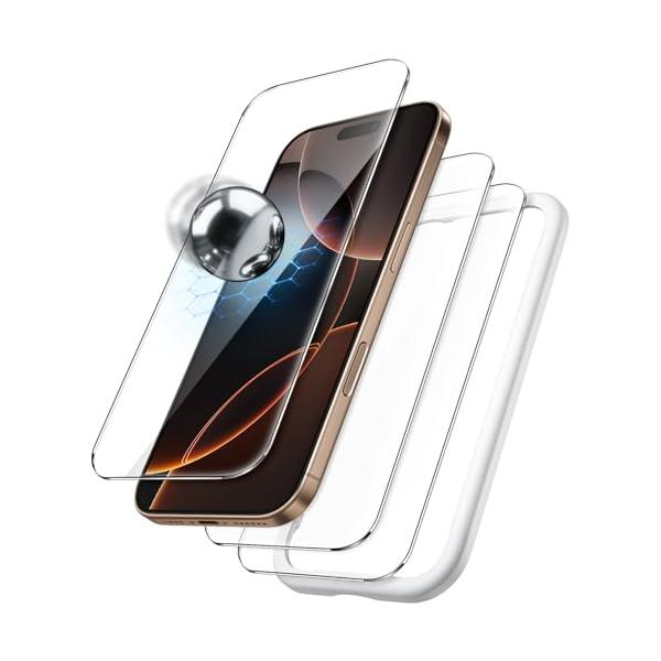 クリア/iPhone 16 Pro Max/1443-・Size:iPhone 16 Pro Max・パッケージ個数:3・[正確なフィット] iPhone 16 Pro Max 6.9インチ用に設計されており、優れた保護力を発揮します。ご注...