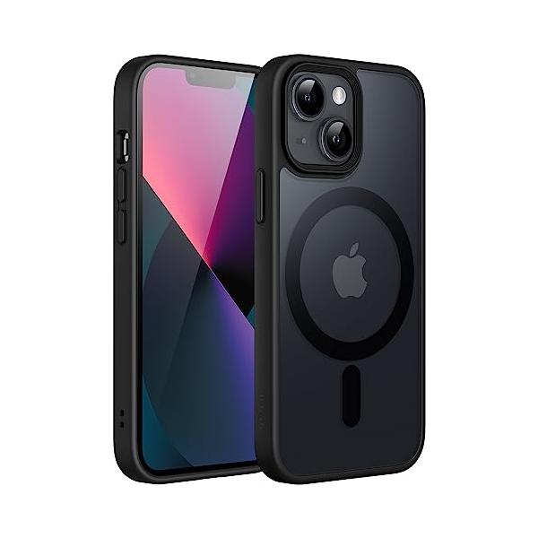 ブラック/iPhone 13 Mini 5.4インチ/3979-・Color:ブラック・[超マグネット吸着] 磁力で充電器に強力吸着。一度スナップすると、決して滑ることはありません。ウォレット、リングホルダー、パワー バンクなど、すべてのM...