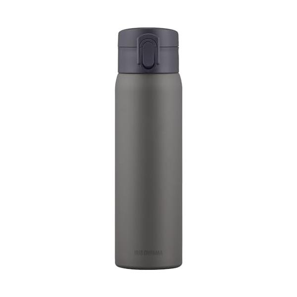 ワンタッチグレー/500 ml/SKB-O500・Style:ワンタッチColor:グレーSize:500 ml・パッケージ個数:1・ワンタッチタイプのステンレスケータイボトル［実用量：500ml］・ロックを外してボタンを押すだけ、片手で開...