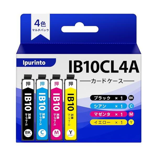 互換インクカートリッジブラック シアン マゼンタ イエロー/-/IB10CL4A・パッケージ個数:4・対応プリンター EW-M530F プリンター にご対応いたします。初めてご購入の場合は必ず対応機種をご確認下さい。・セット内容 この カー...