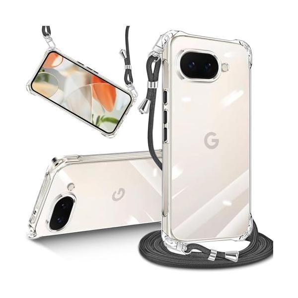 クリア/Google Pixel 9a/-・Size:Google Pixel 9aColor:クリア・対応機種本機によって精密に設計に基づいて、細かいところにもちょうどよく、穴位置も正しく、すべてのスピーカー、ポート、ボタンは使いやすいで...