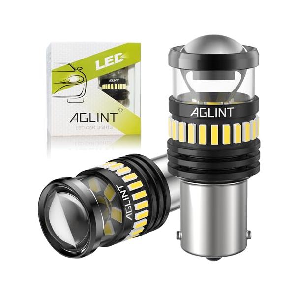 ホワイト/P21W/1156/S25/P21W/1156/S25・Size:P21W/1156/S25・超高輝度：S25 LEDバルブ2個、各バルブには31個のSMD LED（4014チップ24個、2835チップ6個、3030チップ1個）。...