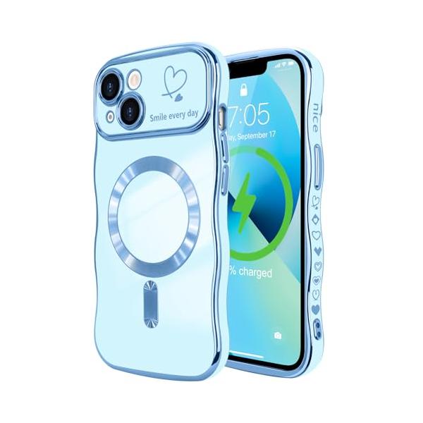 ブルー/iPhone 13/iPhone 13・Size:iPhone 13Color:ブルー・対応機種 iPhone 13専用に精密設計されたケースです。全てのボタン、ポート、スピーカーにしっかりとアクセスでき、ケースをつけたままでも操作...