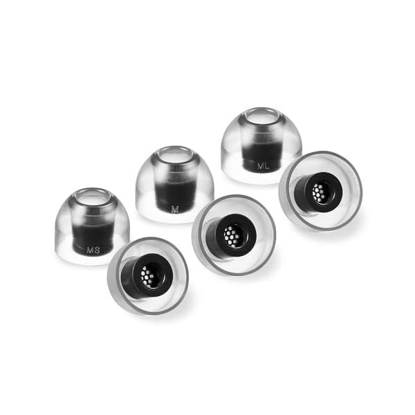 標準ノズル/完全ワイヤレス対応クリア＆ブラック/MS/M/MLサイズ各1ペア/AZL-CRYSTAL2-ST-SET-M・Size:MS/M/MLサイズ各1ペアStyle:標準ノズル/完全ワイヤレス対応・パッケージ個数:1・Evolving...