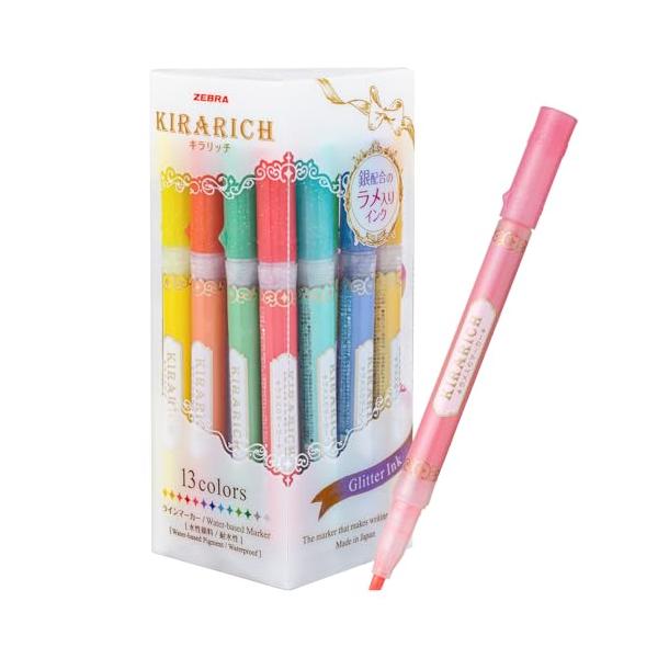 キラキラ (Sparkling/Glittery)ピンク 黄 緑 青 紫 ゴールド シルバー クリア コバルトブルー ブルーグリーン グラスグリーン オレンジ カーマインレッド/-/WKS18-13C・パッケージ個数:1・5色ピンク・黄・緑...