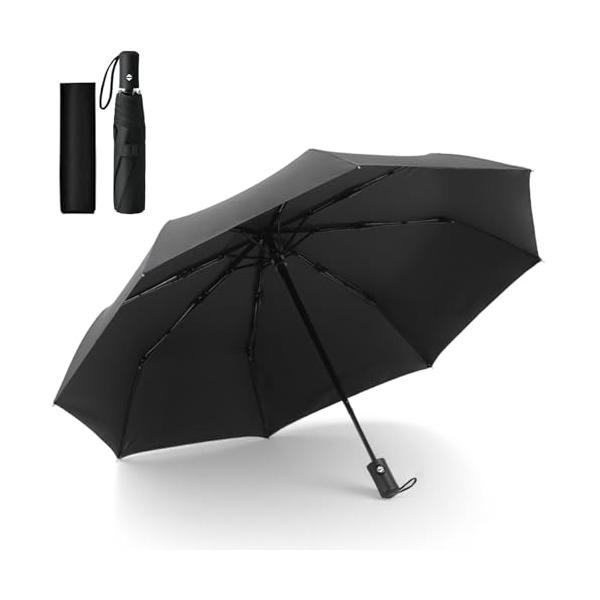 ブラック/大型/-・ワンボタン一秒開閉ボタンを押すだけで、従来の折りたたみ傘 ワンタッチ自動開閉よりもスムーズに開閉でき、開く際の衝撃を大幅に軽減しました。また、自動閉じの動作も軽くなり、手動で柄を収納する際も楽に収めることができます。両手...