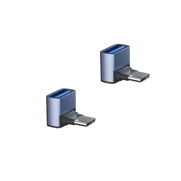 -/2個セット/-・Size:2個セット・1.直角設計90度直角設計で、ケーブルの抜き差しが便利になります。また、ケーブルの折り曲げ及び断線を有効的に防止できます，優れた設計、安定性を向上させております。・2.10Gbps高速データ伝送&a...