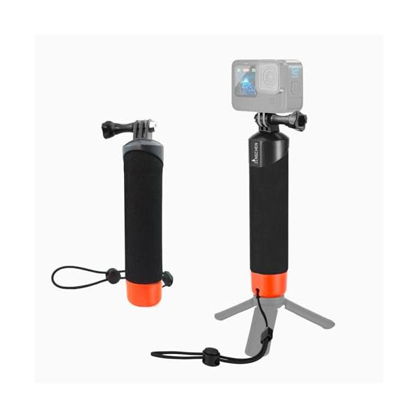 オレンジ/-/浮力持ち手・フローティング 対応機種go pro hero 13、gopro 12 、gopro 11、gopro10、gopro9、gopro8 、gopro7 、gopro6、gopro5、gopro max、dji os...