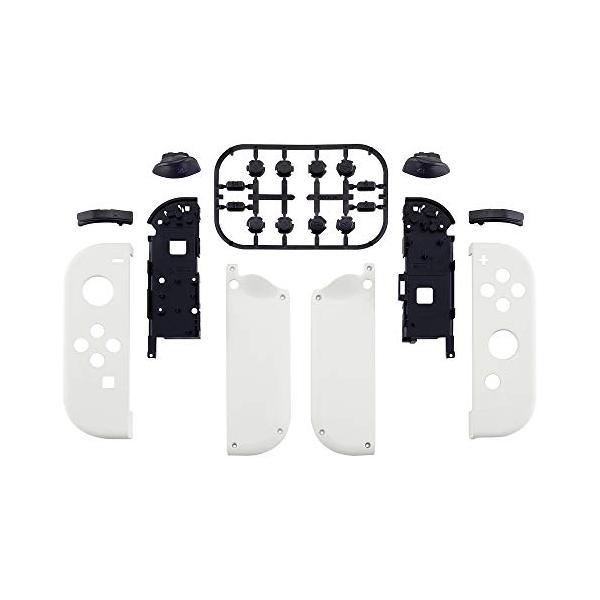 ホワイト/純色マット系/-・Color:ホワイト・パッケージ個数:1・スイッチジョイコンにフィットするカスタムデザインの替えるハウジング。精密にカットされたケースは元のケースとまったく同じような機能しています。・スイッチに個性を追加するため...