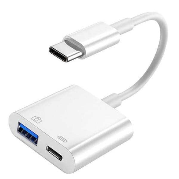 1.TypeC 2in1変換ケーブルUSB Type C 変換アダプターは2in1デザインで、1つのUSBポートが揃えております、1つのTypeCポート、タイプC カメラアダプターとOTG変換ケーブルの機能を兼ね備えています。さまざまなデバ...