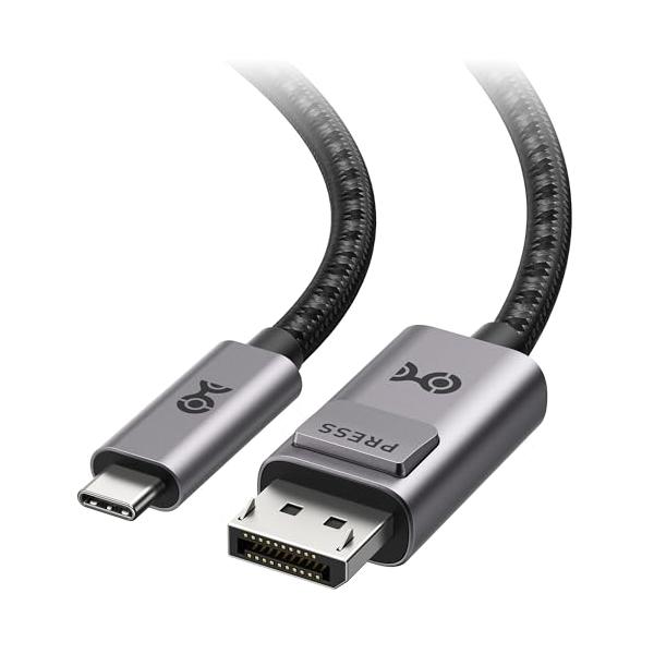 グレー/1.8メートル/201336-GRY-1.8m・パッケージ個数:1・プラグ＆プレイUSB-C DisplayPort変換ケーブルはUSB Type-Cポートが搭載されたパソコン又はスマートフォンとDisplayPort入力端子が搭載...