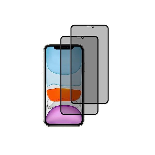 -/FK-iPhone11 / iPhoneXR/-・Size:FK-iPhone11 / iPhoneXR・対応機種-2枚入り iPhone11 / iPhoneXR 用 。ぞき見防止 機能 覗き見防止 ガラスフィルム 特別なブラインド加...