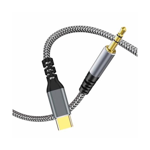 グレー/1.2M/-・Size:1.2M・パッケージ個数:1・USB Type C to 3.5mm 音声変換ケーブルUSB Type C to 3.5mm 音声変換ケーブルの端子はUSB Type C 標準オーディオプラグで、ヘッドフォン...