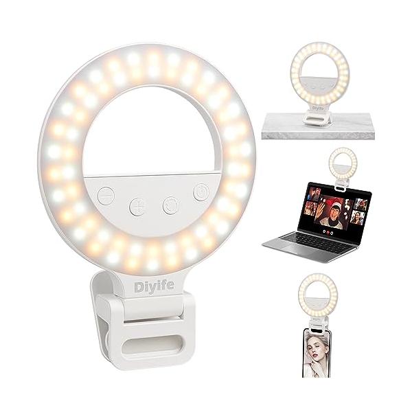 -/60 LED/-・Size:60 LED・?? 照明のアップグレード - 60 LED + 10 レベルの明るさ調整電話用のリング ライトには 60 個の明るくなった LED が組み込まれており、光の問題を完全に解決し、撮影からの光をよ...