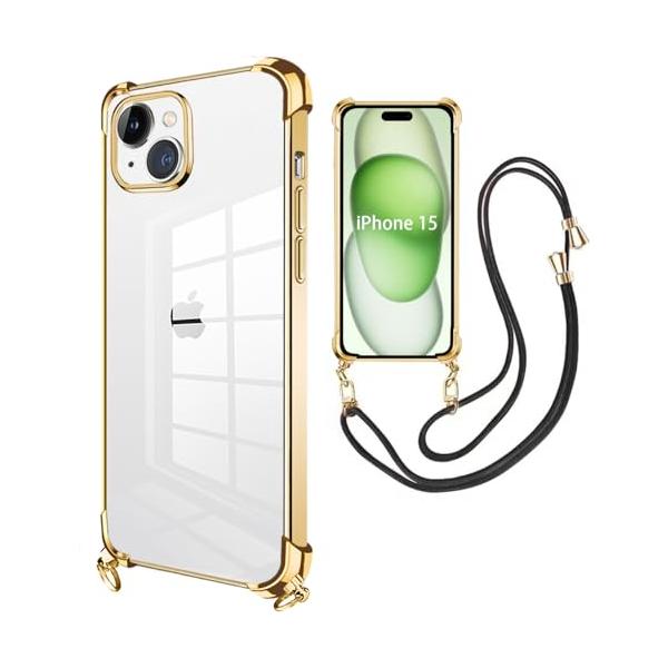 ゴールド/iphone 15/-・Size:iphone 15Color:ゴールド・多用途携?和?尚??iphone 15 ケース クリア 専用デザインです.ご購入前に必ずの機種を確認してください.柔軟で弾力性のある耐久性のある液体シリコー...
