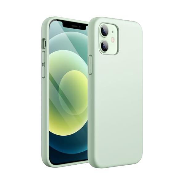ライトグリーン/-/3543L・Color:ライトグリーン・[互換性]iPhone12mini用に特別に設計されています。 デバイスに完全な保護を提供します。 ワイヤレス充電をサポートします・[ユーザーフレンドリー]高品質のシリコンとPC素...