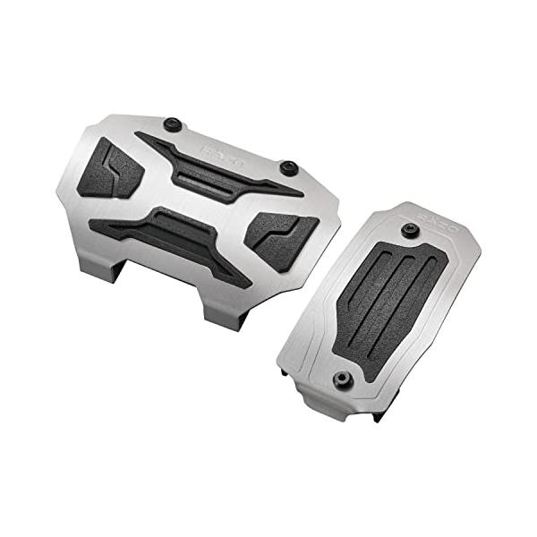 スズキ用シルバー/アクセル:106mm×53mm、ブレーキ:75mm×115mm/RP153・Style:スズキ用・パッケージ個数:1・アクティブでありながらスタイリッシュなコンパクトSUVのスタイリングに負けないようデザインされたアルミペ...