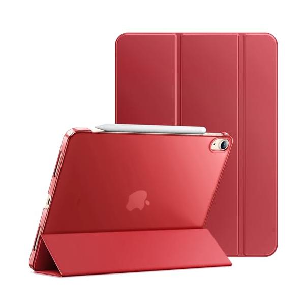 レッド/10.9インチ/3076D・Color:レッド・パッケージ個数:1・iPad Air 11 インチ M3/M2 (2025/2024)、iPad Air5/4 (10.9インチ、2022/2020モデル、第5/4世代)用の特別デザイ...