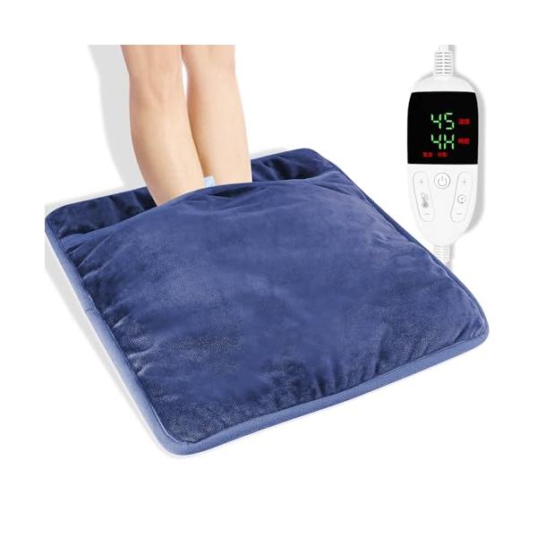 青/-/-・Color:青・???? 2025新登場！8段階温度調節・8段階タイマー設定BILIWALの足温器をは過熱保護機能付きの新型炭素繊維発熱芯を採用しており、8段階の温度調節と8段階タイマー調節機能付き、20秒で素早く加熱、最高70...