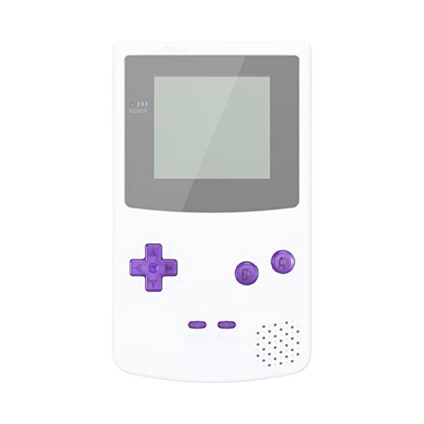 クリアパープル/-/-・Color:クリアパープル・パッケージ個数:1・ゲームボーイカラーコンソールに対応用カスタムボタン部品、本体ではありません・プレミアムABS素材で作られて、耐久性と実用性に優れています。ユニークなデザインのボタンで、...