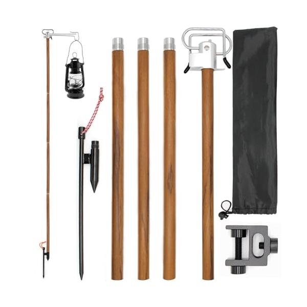 2WAY-ウッドウッド/160/-・Style:2WAY-ウッド・2way 軽量、持ち運びが便利ですランタンスタンドはコンパクトで軽量で、収納袋に入れて簡単に収納できます。ランタンポール収納後の長さは45cm、重さは0.55kg、ポール径約...