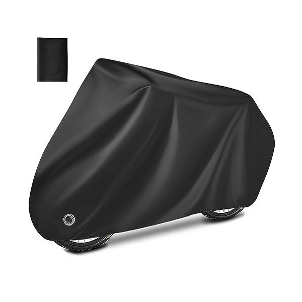 黒/-/QH01・MaterialType:汎用タイプ ブラック・カバーサイズサイズは200cm *110cm *70cmです。自転車カバーは高品質の生地を採用しています。丈夫で柔らかくて、破れにくいのです。風雨、埃、紫外線によるダメージか...