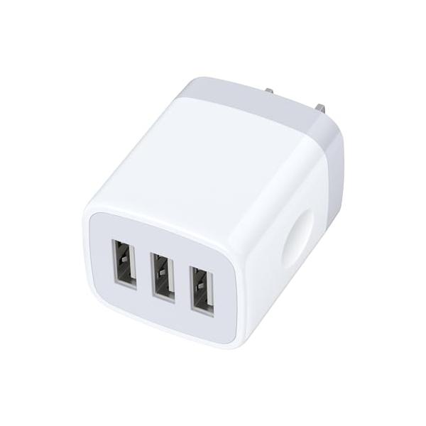 ホワイト/-/PT-WC-13・Color:ホワイト・3台同時充電・出力自動判別：USB充電器は3つの充電ポートを搭載しており、同時に3台のデバイスを充電できまあす。当社アダプタの充電最大出力は3.1A、充電時間を短縮ことがです。出力自動判...
