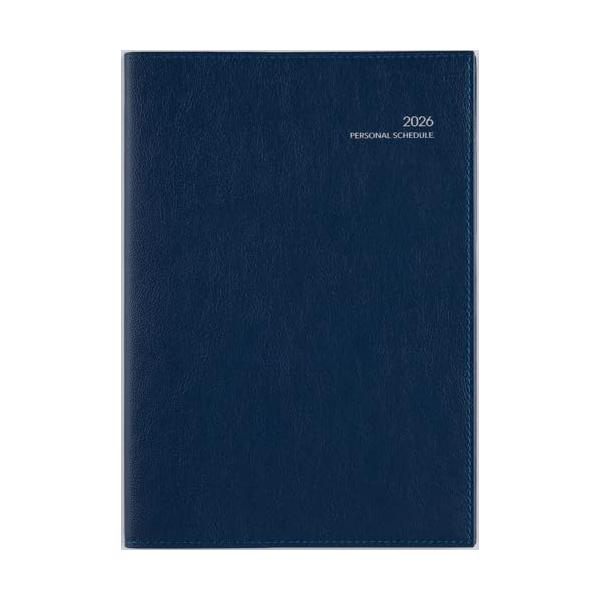 ネイビー(月曜始まり)/-/-・Color:ネイビー(月曜始まり)・パッケージ個数:1・商品詳細1サイズ：幅15.3×高さ21.6cm　　記入欄●月間ページ…ブロック式　◇月曜始まり　　掲載期間月間ページ：2025年12月1日〜2027年3...