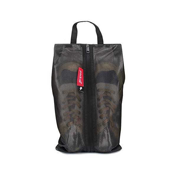 Modernブラック/通常版/PA-13136-1・Color:ブラック・パッケージ個数:1・撥水加工：ポリエステルとTPUの複合メッシュ素材を使用したバッグです（ファスナー部分を除く）。撥水機能を持ち、 軽量で、旅行時に靴の収納に最適です...