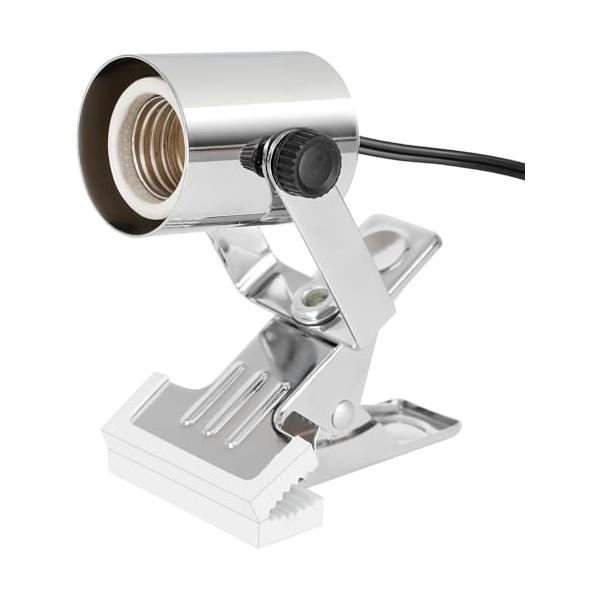 シルバー 電球なし/電球なし/JDCL-E26・Color:シルバー 電球なし・コンパクト&amp;角度調整：コンパクトで軽量で持ち運びやすいようにデザインされています。上下約270°左右回転約360°照射角度をお好みの角度に調節出来ます。...