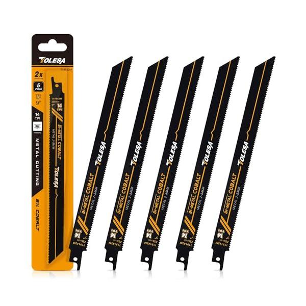 インダストリアルブラック/150/T16141M・Size:150NumberOfItems:5・パッケージ個数:5・コバルト含みTOLESAレシプロソーブレードは8％コバルト含みのバイメタルの鋸の歯を採用して、普通のバイメタルブレードに比...