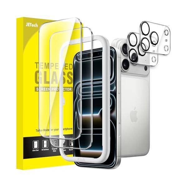 クリア/iPhone 17 Pro Max/135B-・Size:iPhone 17 Pro Max・パッケージ個数:2・[互換性 &amp; 簡単に取り付け] iPhone 17 Pro Max 6.9インチ用に正確に調整されています。ご...