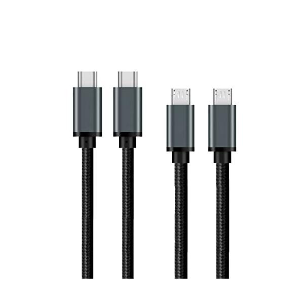 2本セットグレー/0.3m/-・Size:0.3mStyle:2本セットColor:グレー・2.4A充電＆USB2.0データ同期充電＆データ同期に対応できますので、最大480Mbpsの高速データ転送がです。USB-C (Type C)ポート...