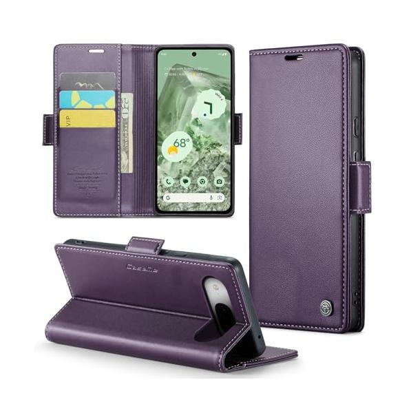 パープル/Pixel 8a/-・Size:Pixel 8aColor:パープル・「互換性モデル」Google Pixel 8a対応 カード収納 レザーケース。※ご注意：お買い求めの機種を確認してからご購入をお願いします。・「カードポケット付...